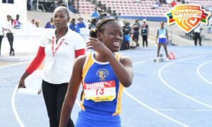 WATCH: #Champs2023 - Alpha athlete left in tears after false start in ...