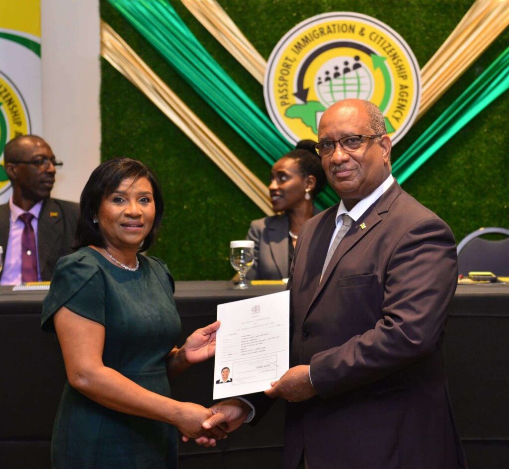 Citizenship granted to 24 persons - PICA - Jamaica Observer
