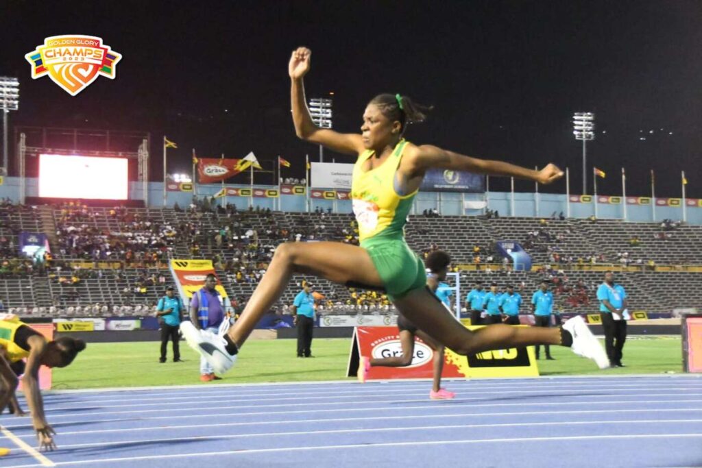 #Champs2023: St Jago's Dawkins upgrades silver to gold in triple jump - Jamaica Observer