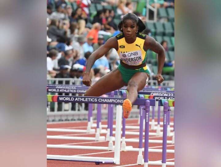 Hurdler Anderson confident of 'full recovery' after knee injury ...