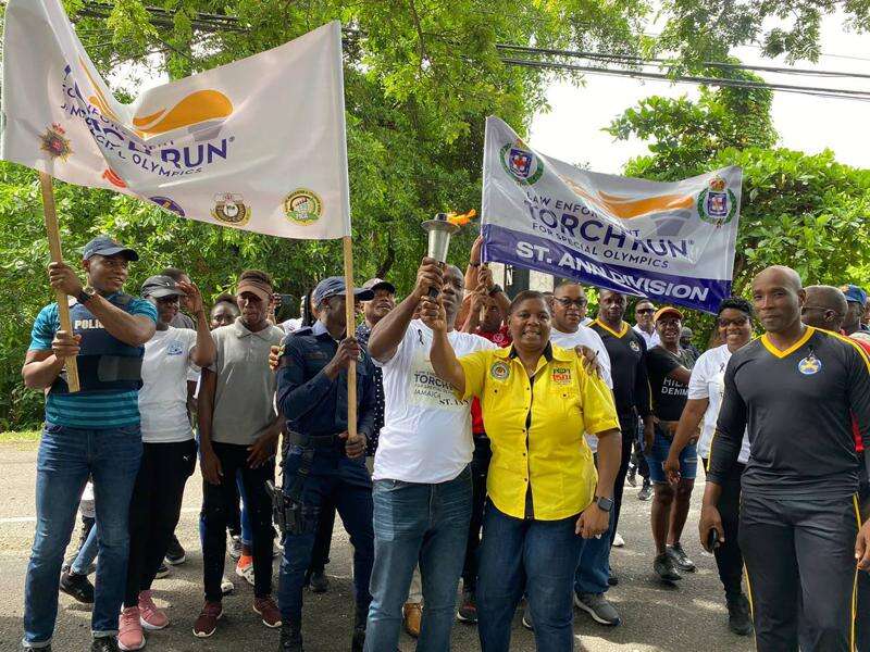 Cops take Special Olympics torch through St Ann, St Mary - Jamaica Observer