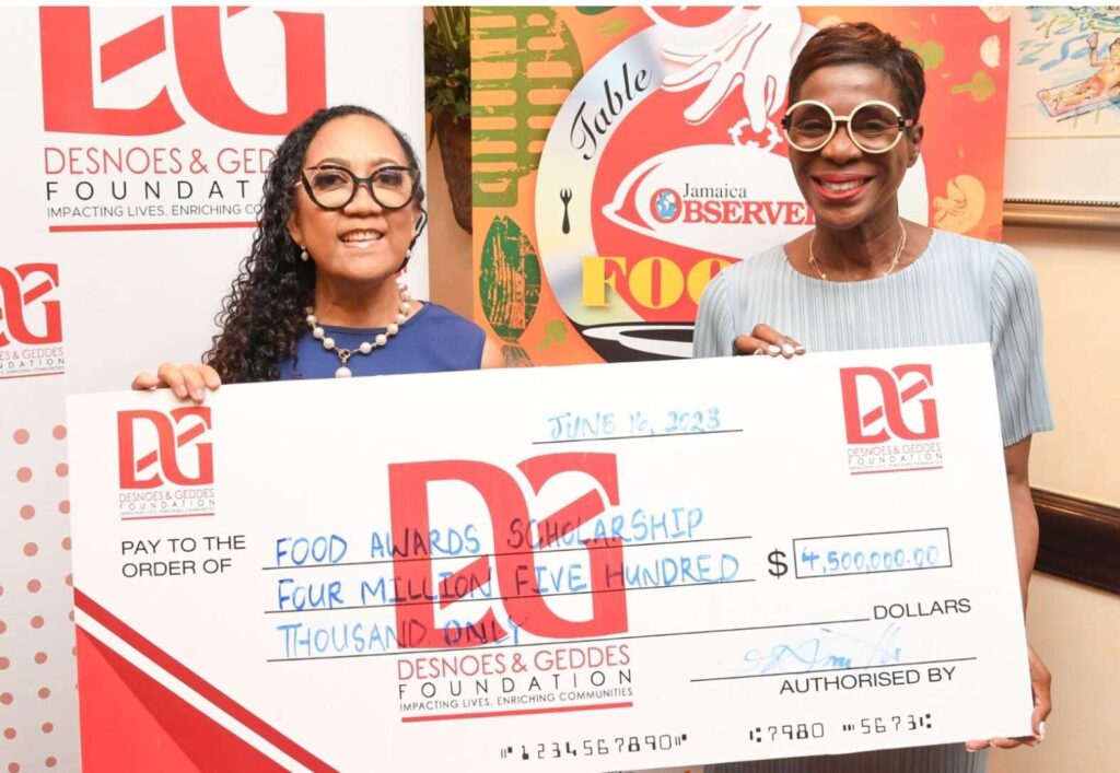Jamaica Observer Table Talk Foods Awards Committee, D&G Foundation to ...