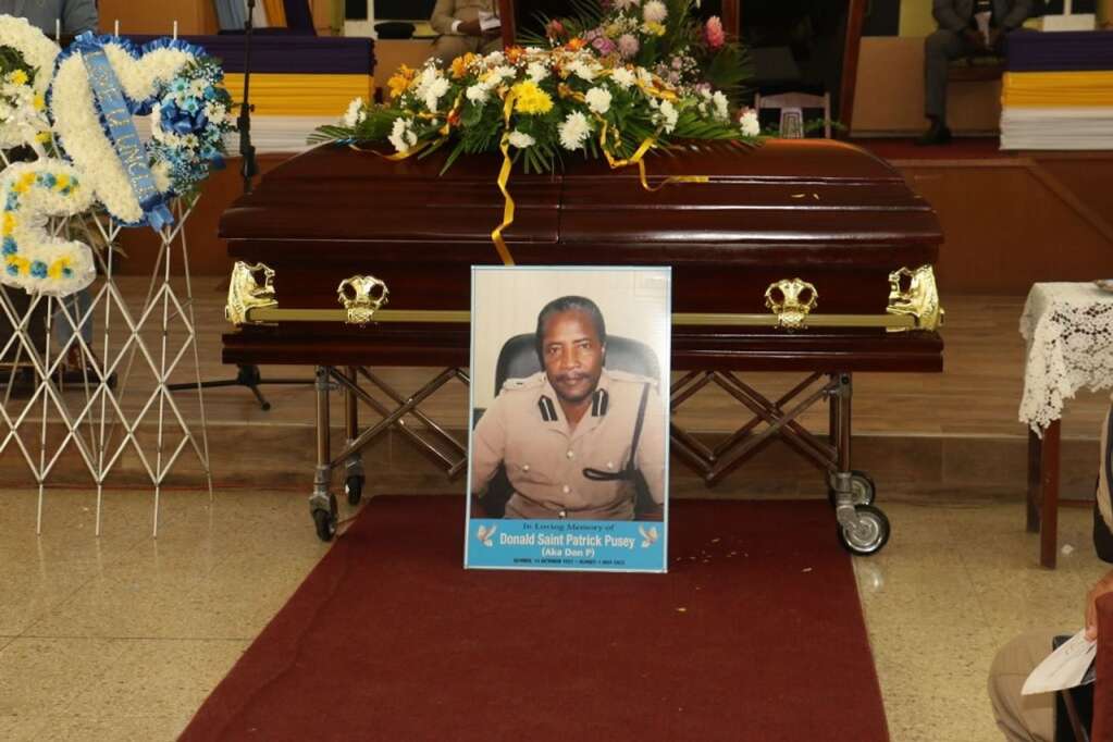 WATCH: Former ACP Donald Pusey laid to rest - Jamaica Observer