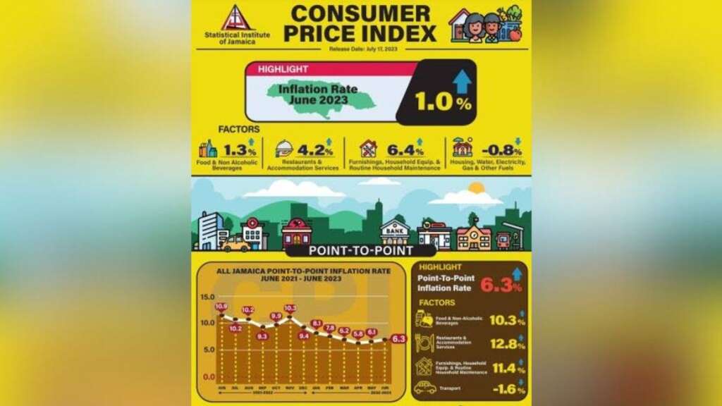 Higher prices for vegetables drive June inflation - Jamaica Observer
