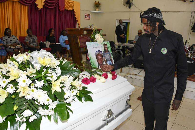 Alkaline lays dad to rest - Jamaica Observer