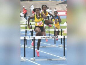 Sprint hurdler Nugent focuses on her best and not public expectations ...