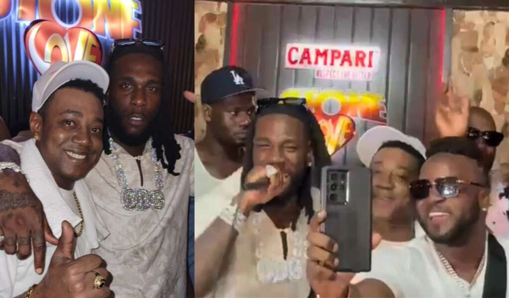 Burna Boy spotted 'vibing' at Weddy Weddy Wednesdays - Jamaica Observer