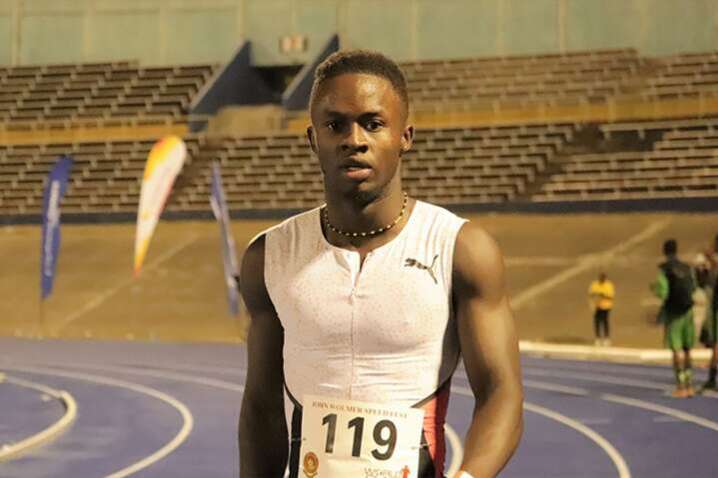 Ackeem Blake runs personal best 9.89 seconds to win LA Grand Prix ...