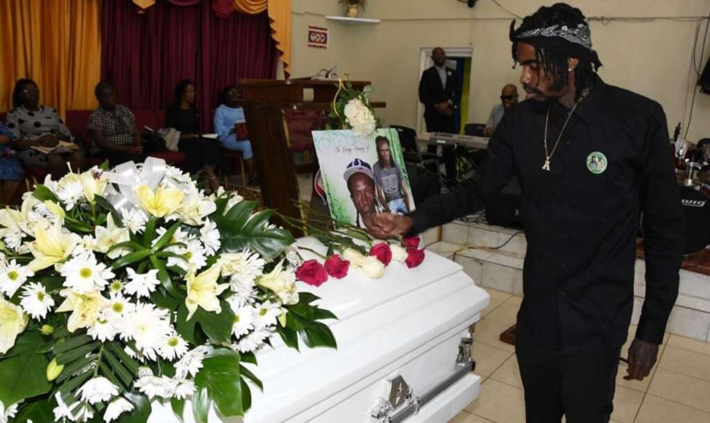 PHOTOS: Alkaline bids farewell to father - Jamaica Observer