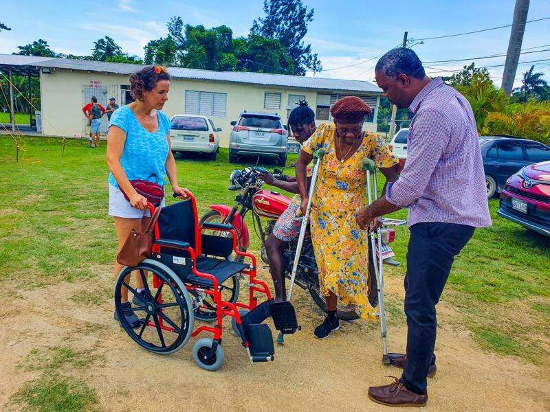 Amputees get wheels, thanks to Rotary Club - Jamaica Observer