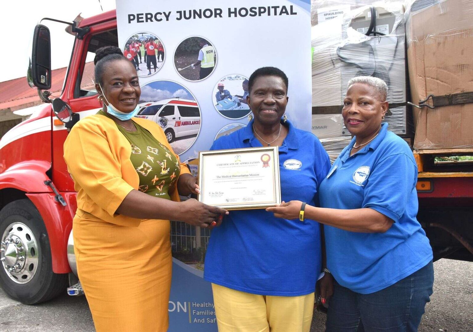 Percy Junor Hospital gets medical supplies and equipment valued at US ...