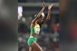 Distin overjoyed despite falling short - Jamaica Observer