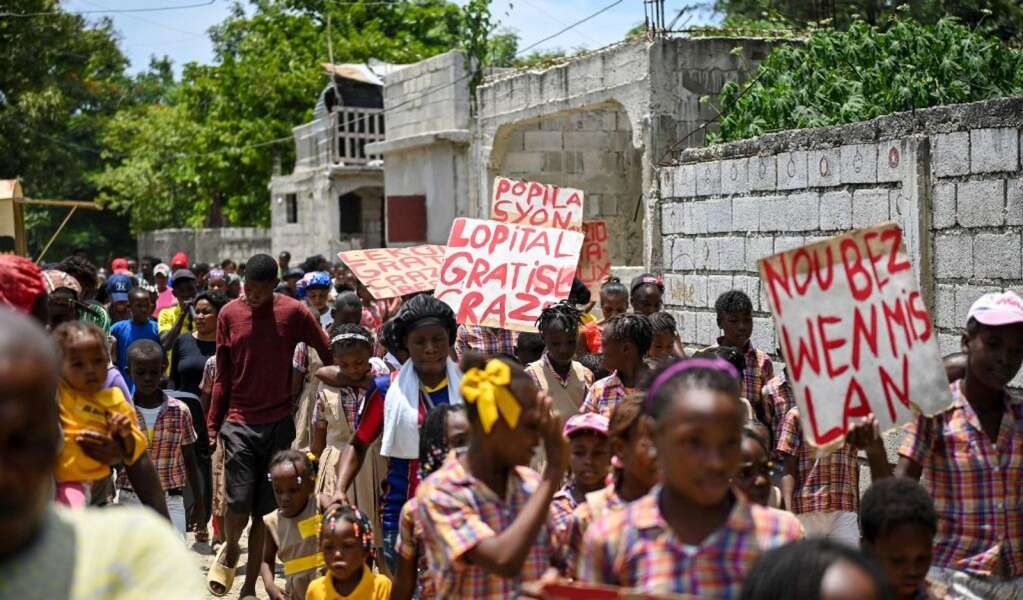 Thousands in Haiti march to demand safety from violent gangs as ...