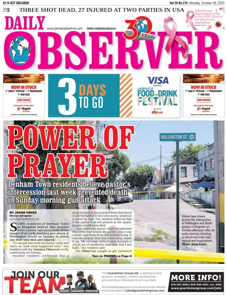 Today's Paper - Jamaica Observer