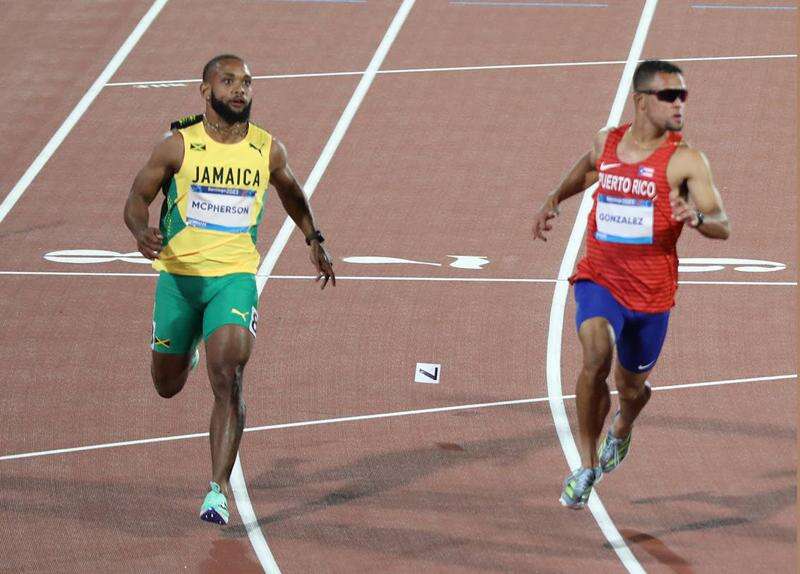 Sprinter McPherson upbeat despite seventh-place finish in men's 100m ...