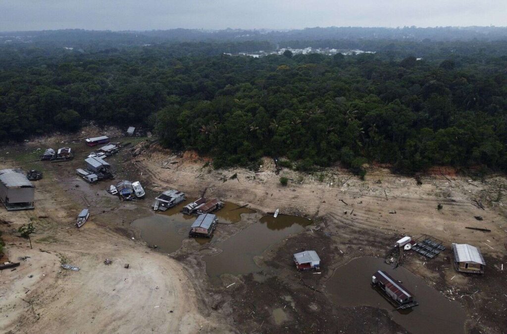 In Brazil’s Amazon, rivers fall to record low levels during drought ...