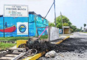 Rae Town residents protest fatal shooting of three 19-year-olds by ...
