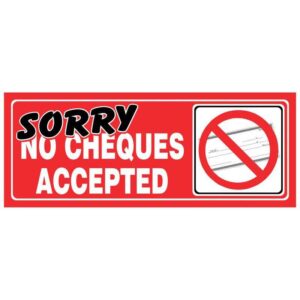 Sorry, no cheques - Jamaica Observer