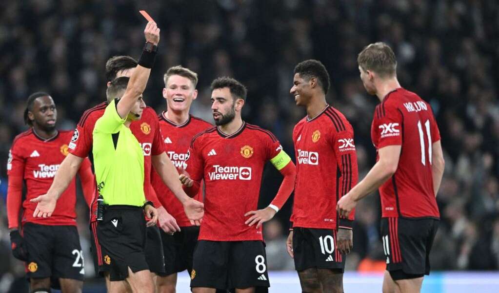Rashford's red card in Champions League adds to turbulent period for ...
