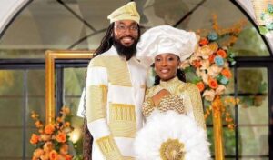 Ta Lou weds Trinidadian fiancé in traditional African wedding - Jamaica ...
