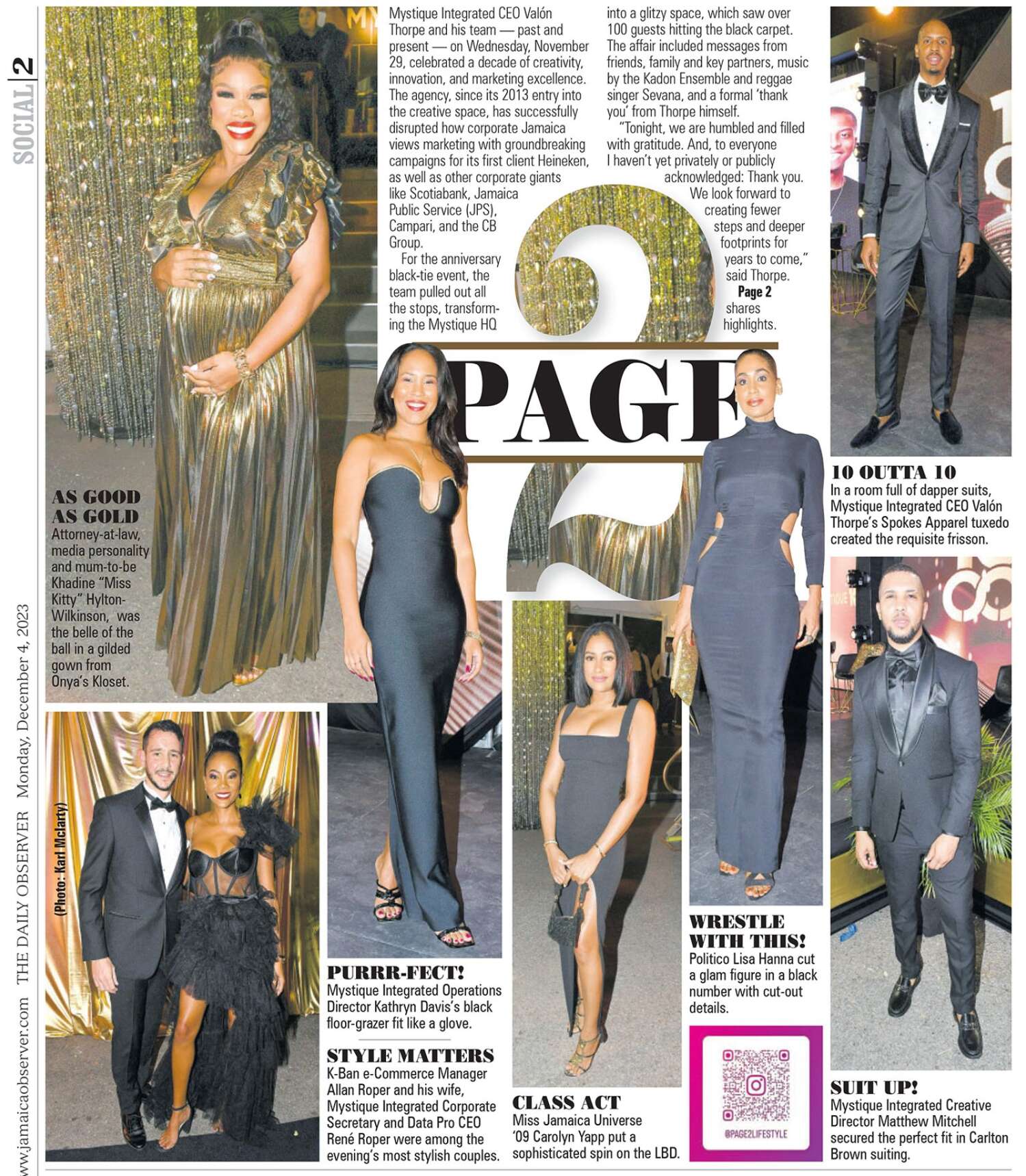 Monday, December 4, 2023 - Jamaica Observer