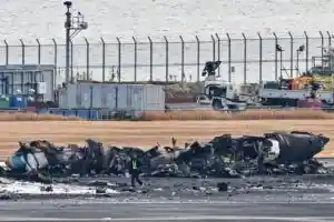 Five dead in Japan plane collision at Tokyo airport - Jamaica Observer