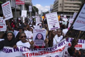 Thousands march against femicide in Kenya after 14 women slain ...