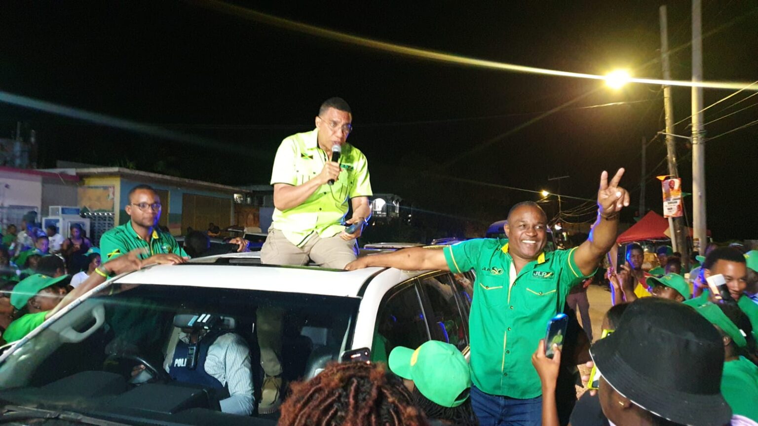 WATCH: Former PNP councillor uses Opposition's slogan on JLP campaign ...