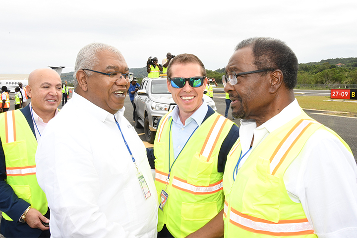 J’cans on inaugural AA flight say Ian Fleming International Airport ...