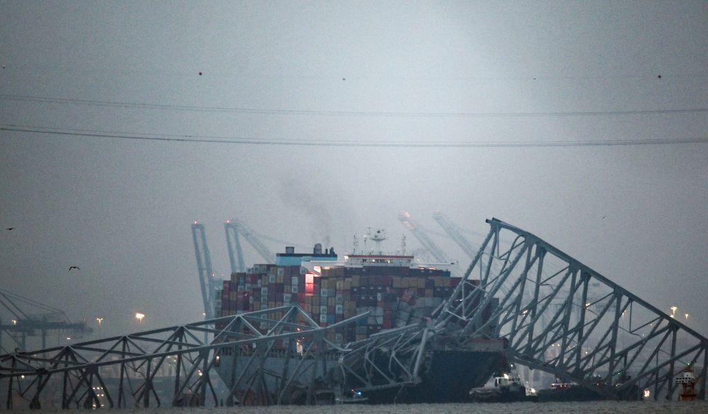 Huge crane ready to clear Baltimore bridge debris - Jamaica Observer