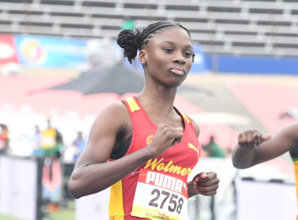 #Champs2024: Wolmerian Natrice East through to Class 3 girls’ 100m final - Jamaica Observer
