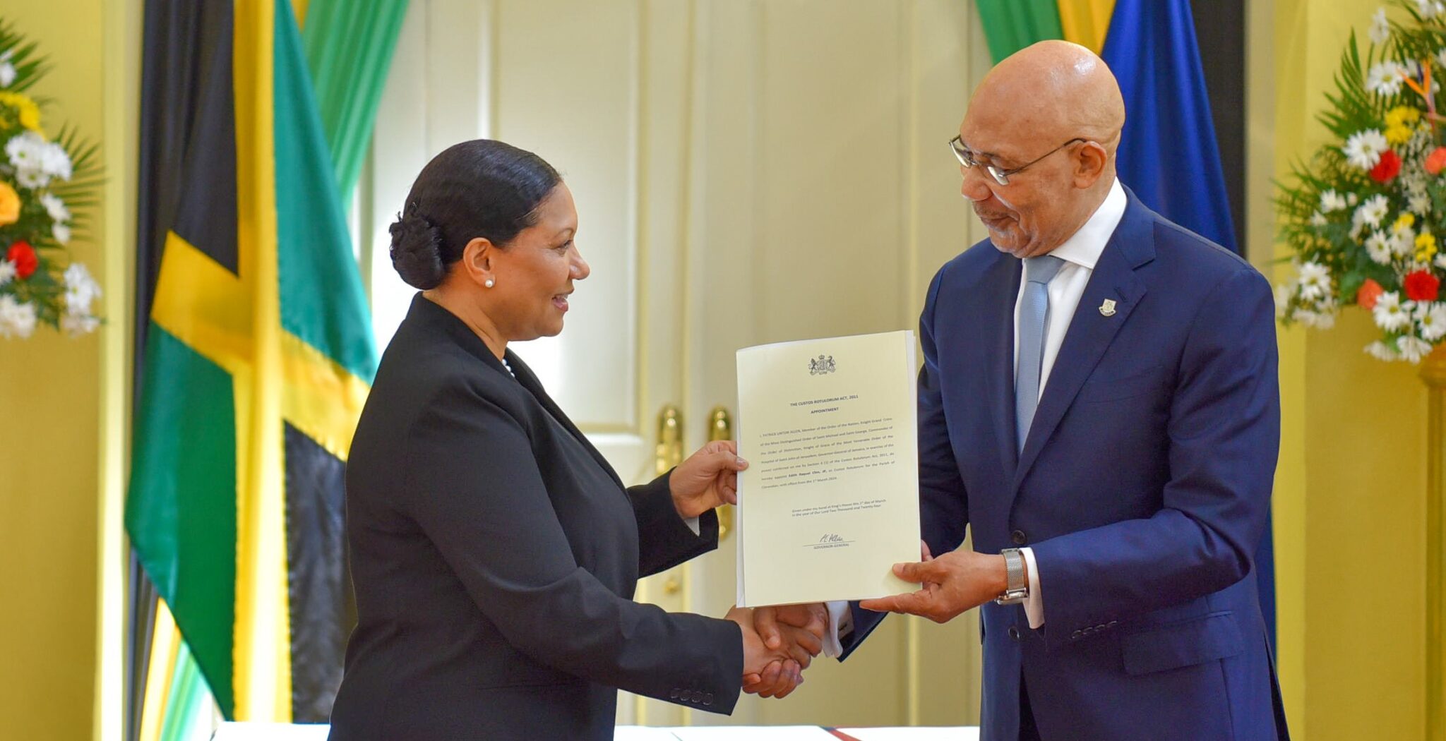 Edith Chin sworn in as Custos of Clarendon - Jamaica Observer