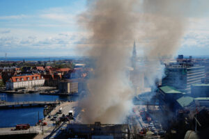 Inferno devastates historic Copenhagen landmark - Jamaica Observer