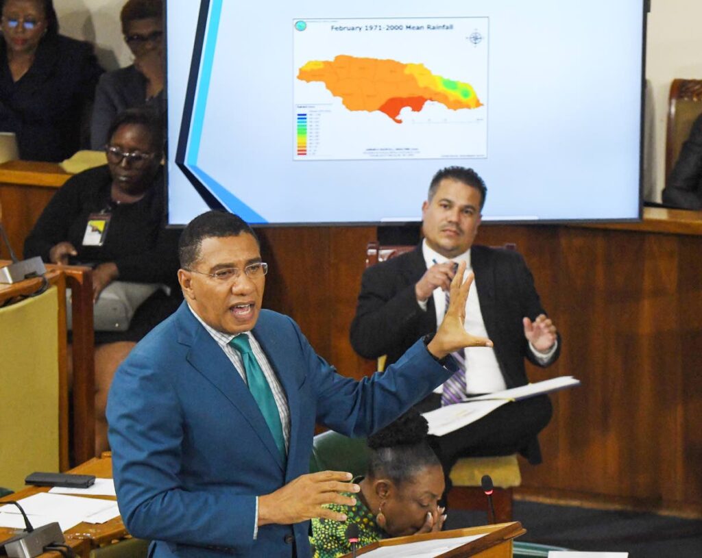 $150 million for drought mitigation - Jamaica Observer
