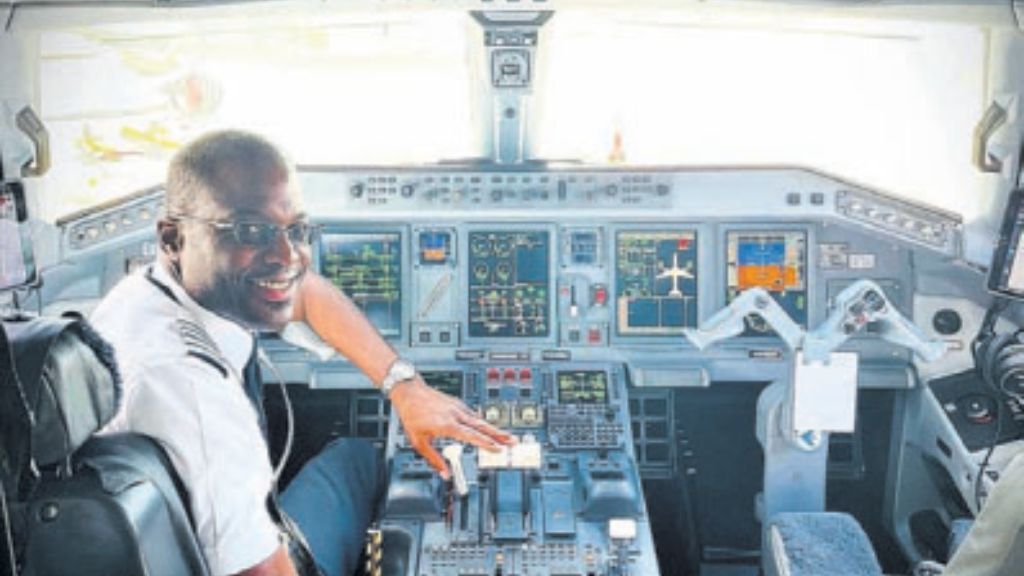 History-making J’can Marc Coley in full flight on World Pilots Day ...