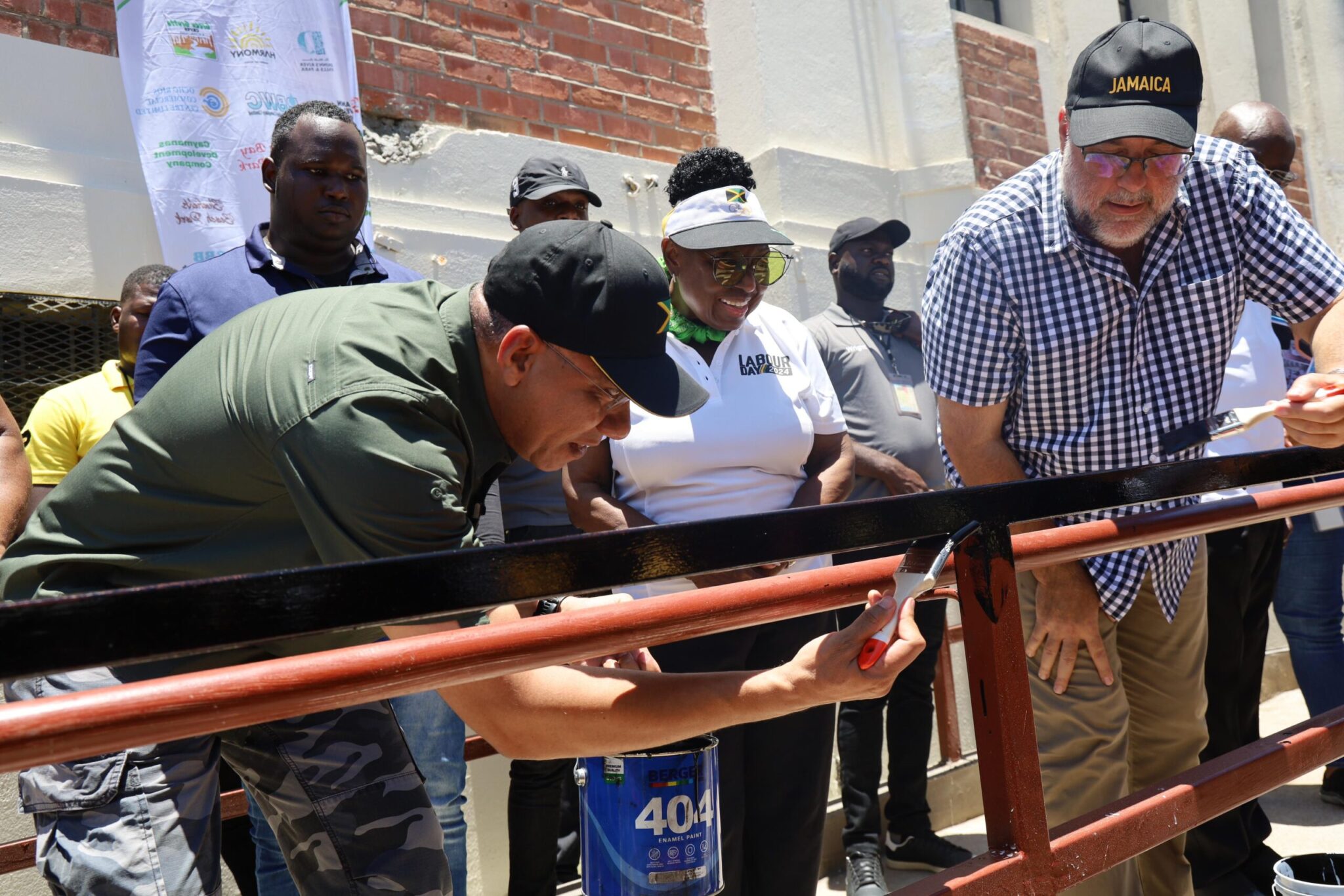 WATCH: Holness, Golding join hands for Labour Day activities - Jamaica ...