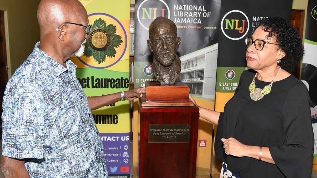 Morris launches latest book of verse - Jamaica Observer