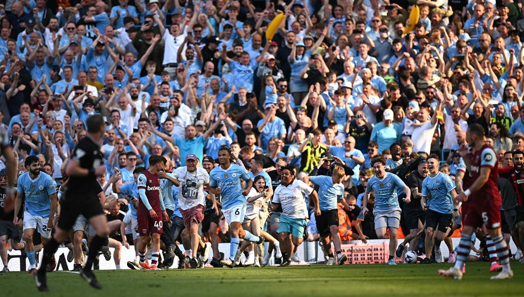 Man City win historic fourth straight Premier League title - Jamaica ...