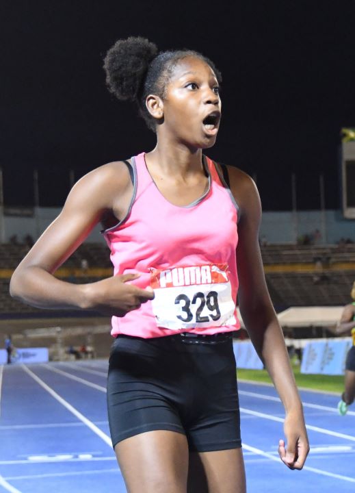 Douglas scorches rivals in Girls’ 200m race - Jamaica Observer