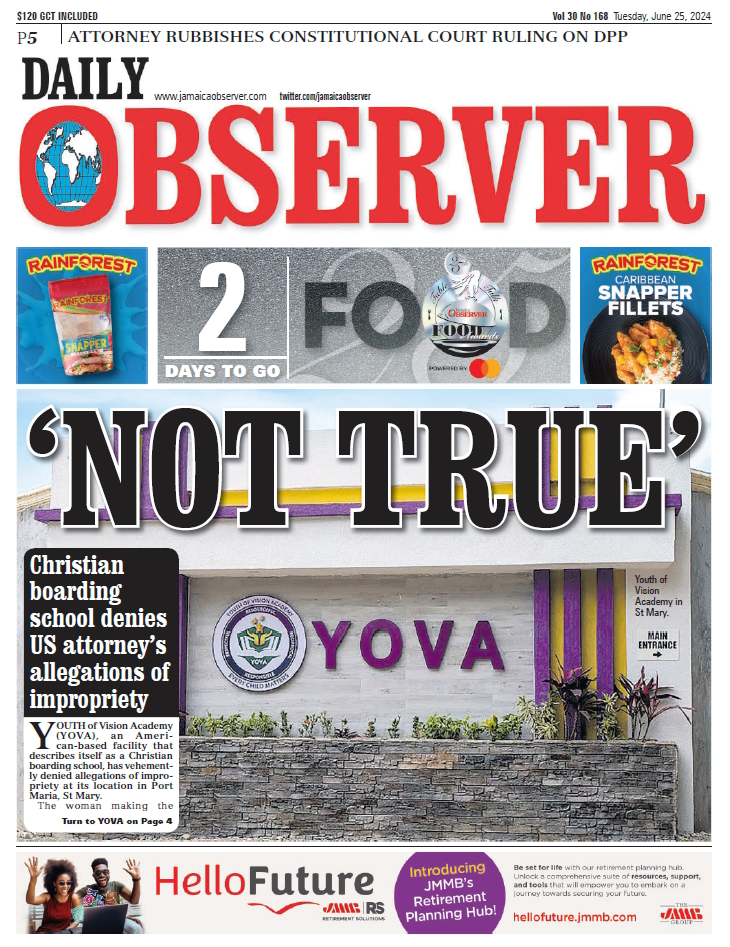 Today's Paper - Jamaica Observer