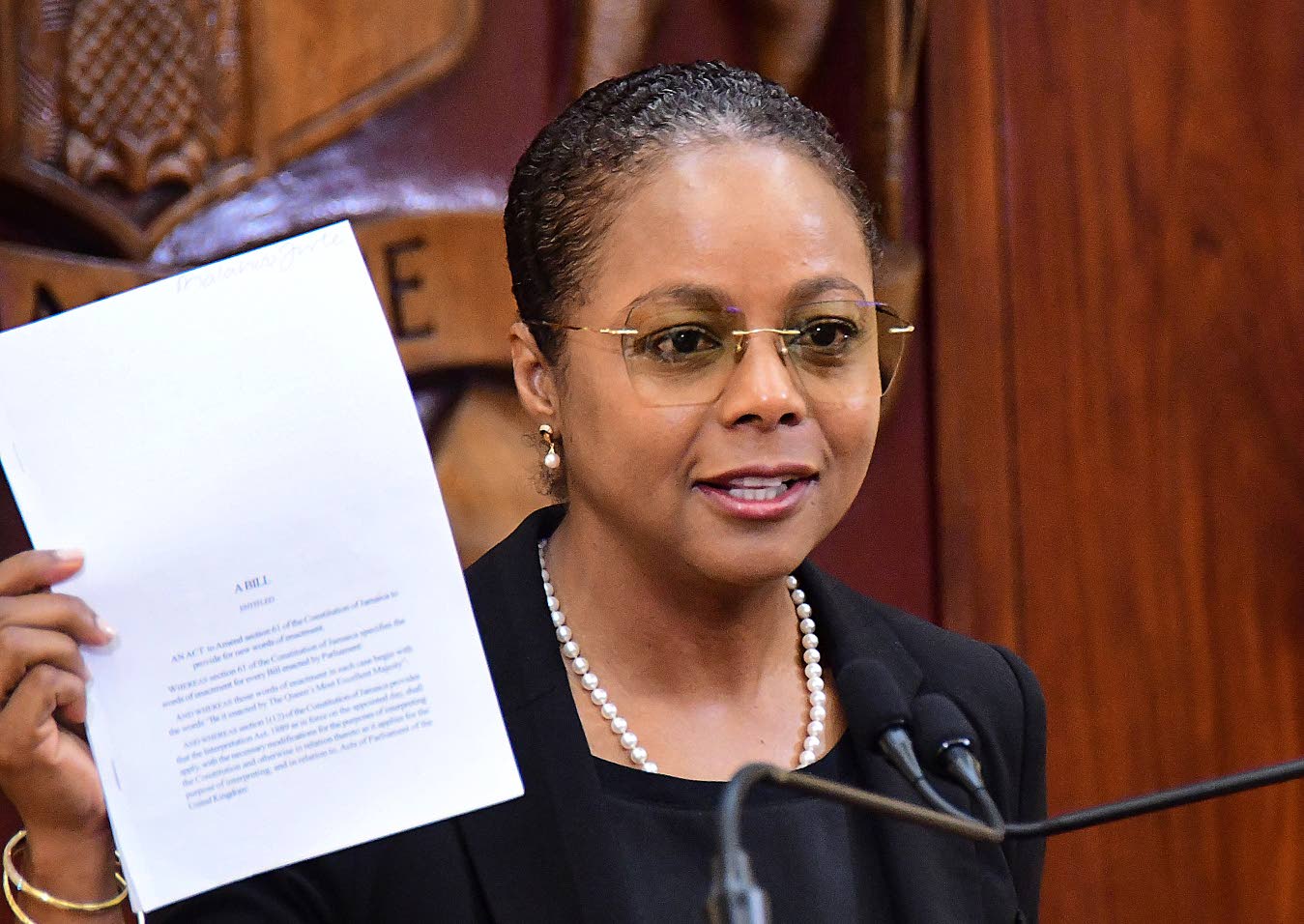 Malahoo Forte: Live here if you want to be a legislator - Jamaica Observer