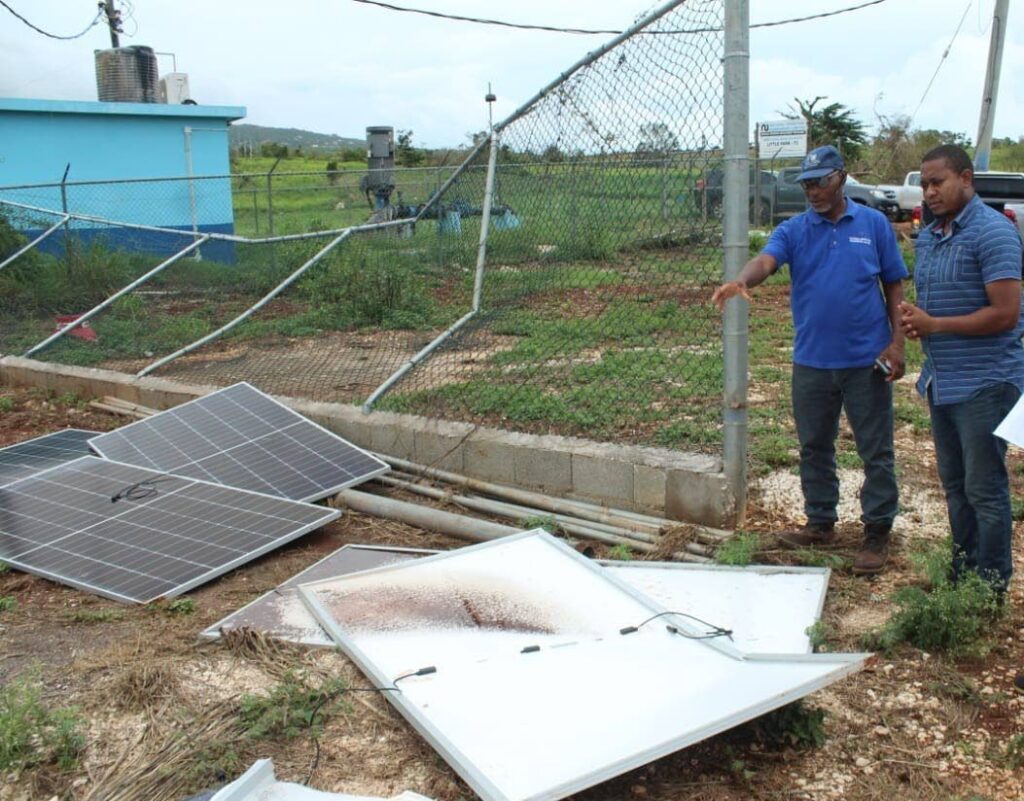 Hurricane destroys solar panels - Jamaica Observer