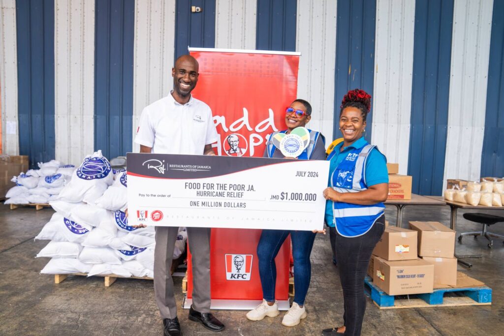 ROJ gifts nearly $14 million to Beryl relief efforts - Jamaica Observer
