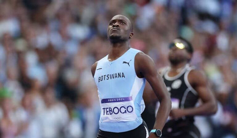 Tebogo retrains sights after historic Olympic 200m triumph - Jamaica ...