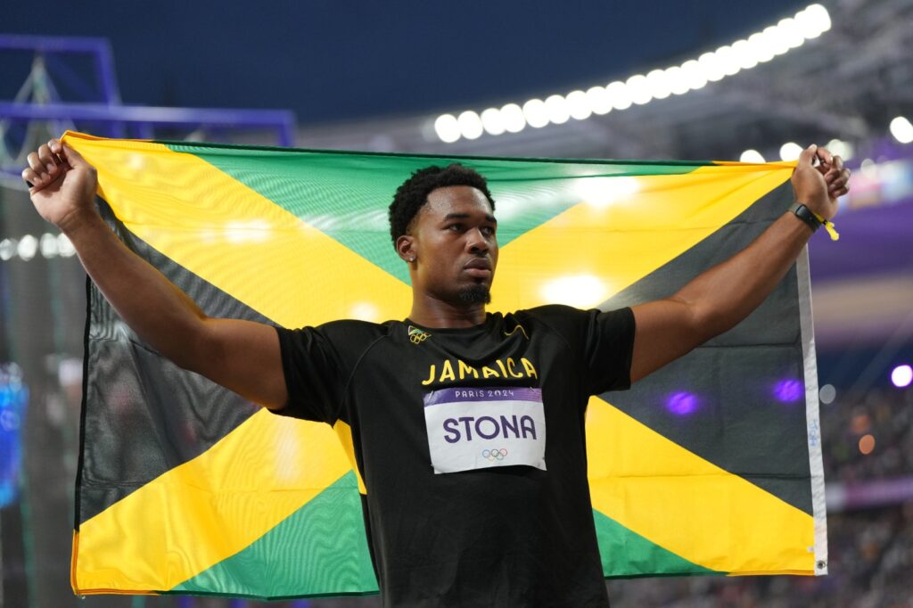 #ParisOlympics: Roje Stona wins historic gold in Olympic discus final ...