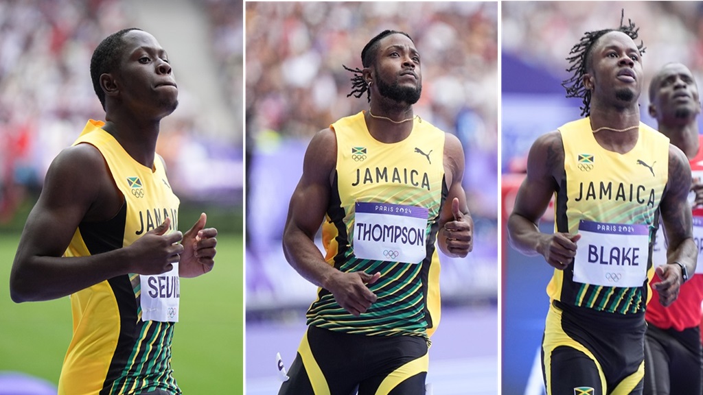 #ParisOlympics: All three Jamaican men advance to 100m semis - Jamaica ...