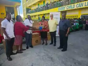 USF gifts computers, printer to Spalding Primary - Jamaica Observer