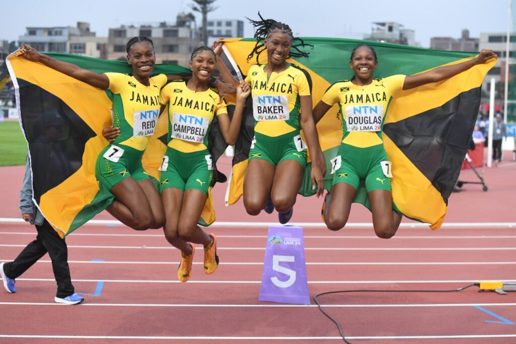 Jamaicans secure double sprint relay gold to end WU20 - Jamaica Observer