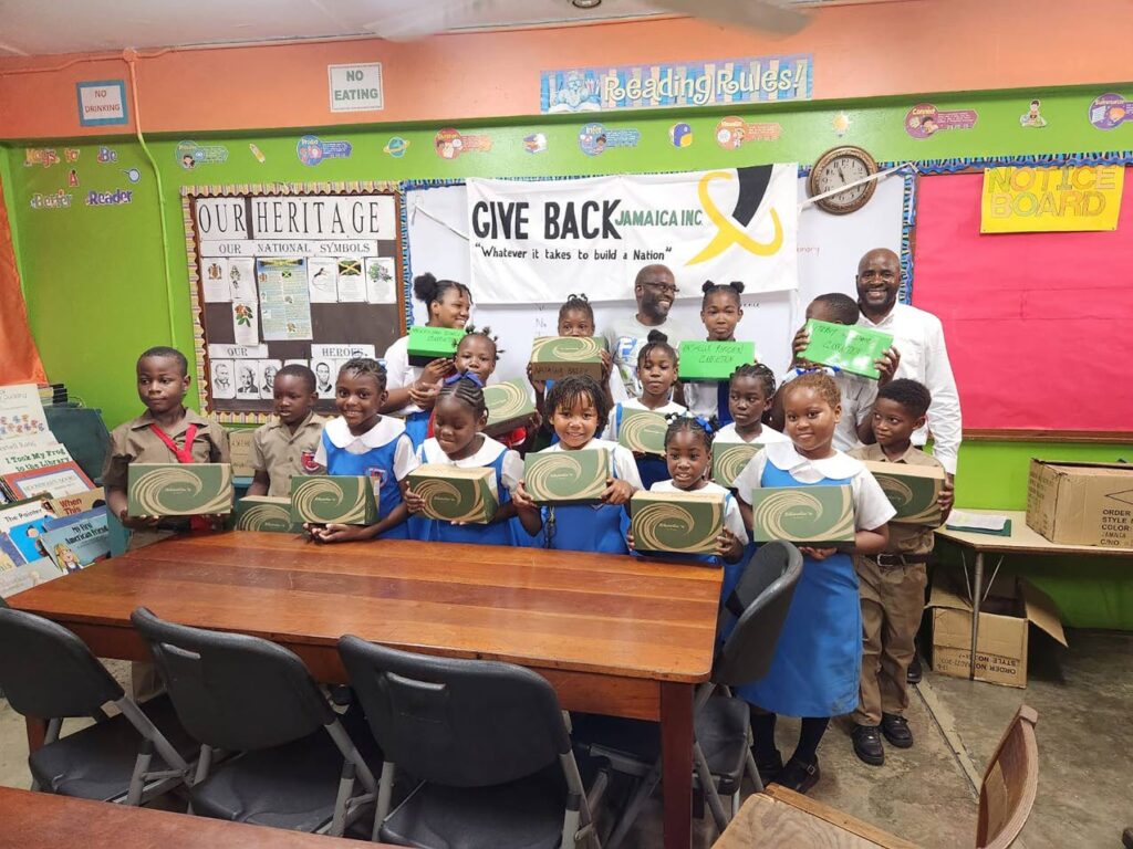 Primary school students benefit from shoes initiative - Jamaica Observer