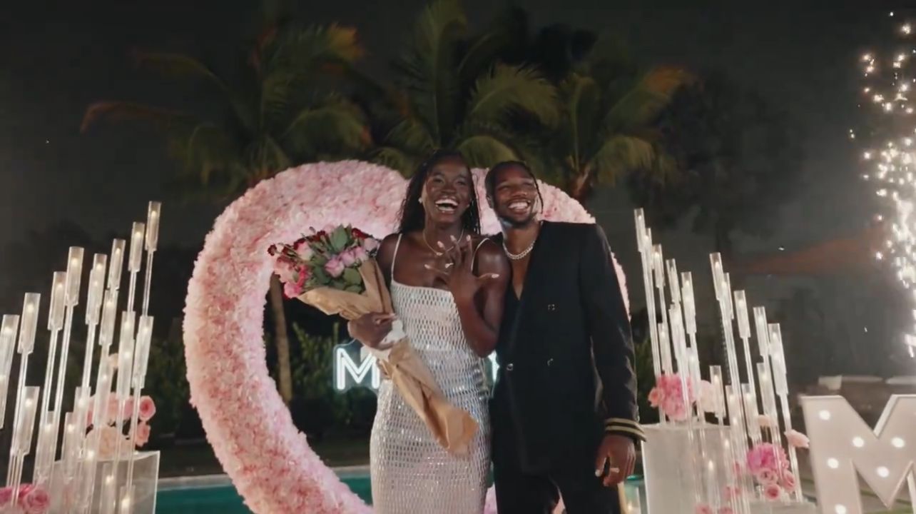 Junelle Bromfield and Noah Lyles get engaged - Jamaica Observer